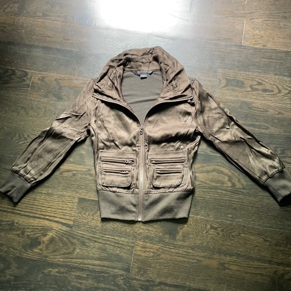 Armani Exchange | Jackets & Coats | New Armani Exchange Olive Green Zip ...
